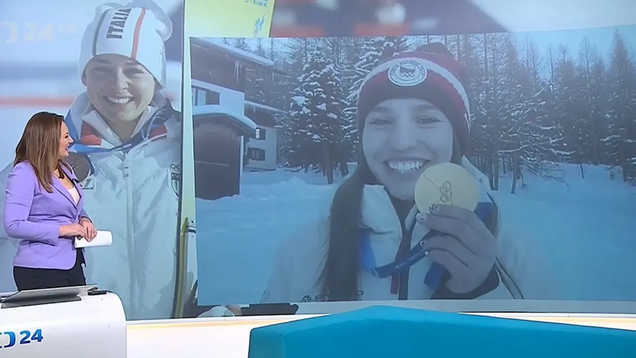 Maděrová: Medaili jsem z krku sundala jen na chvíli — ČT sport — Česká ...
