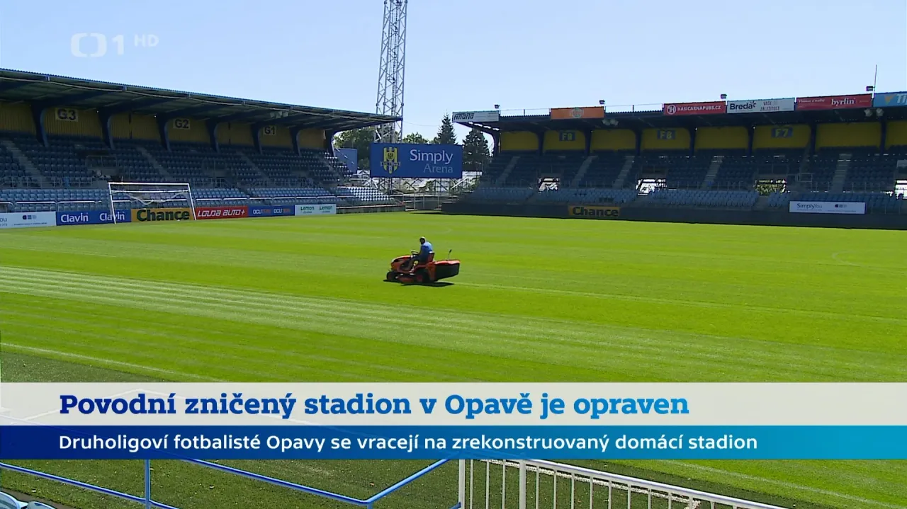 SFC Opava se může vrátit na svůj zrekonstruovaný stadion — ČT sport ...