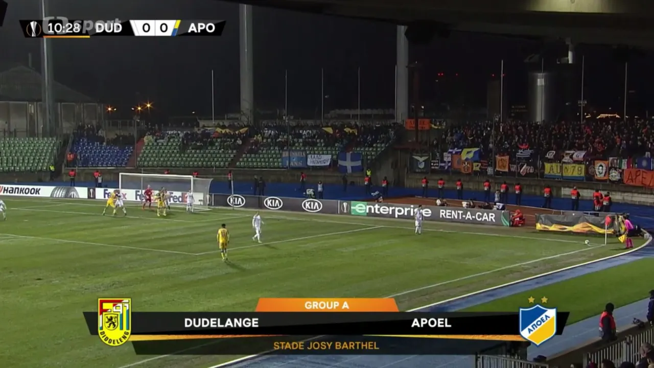 Sestřih utkání Dudelange – Apoel Nikósie — ČT sport — Česká televize