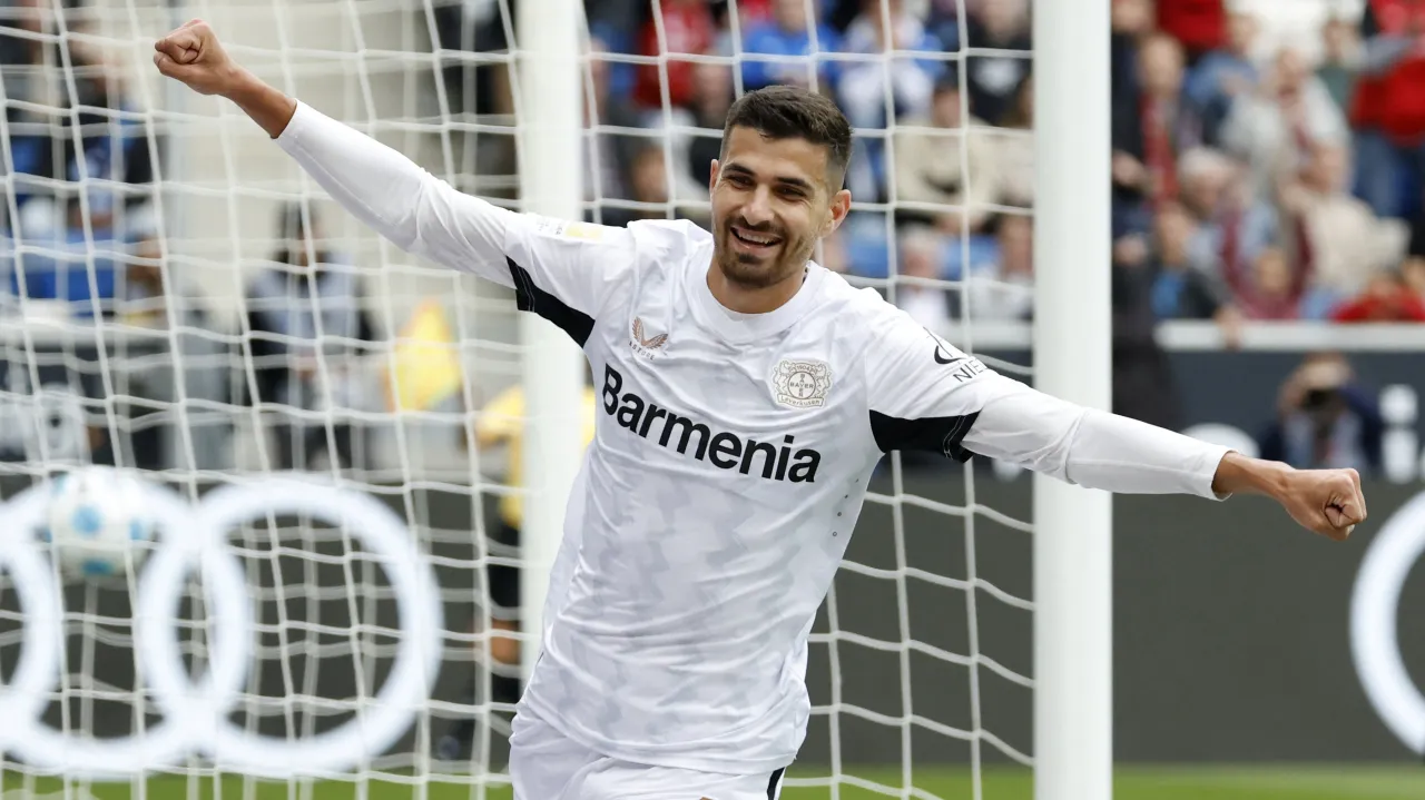 Leverkusen v Bundeslize rozdrtil Hoffenheim. Nastoupili jen Kadeřábek a ...