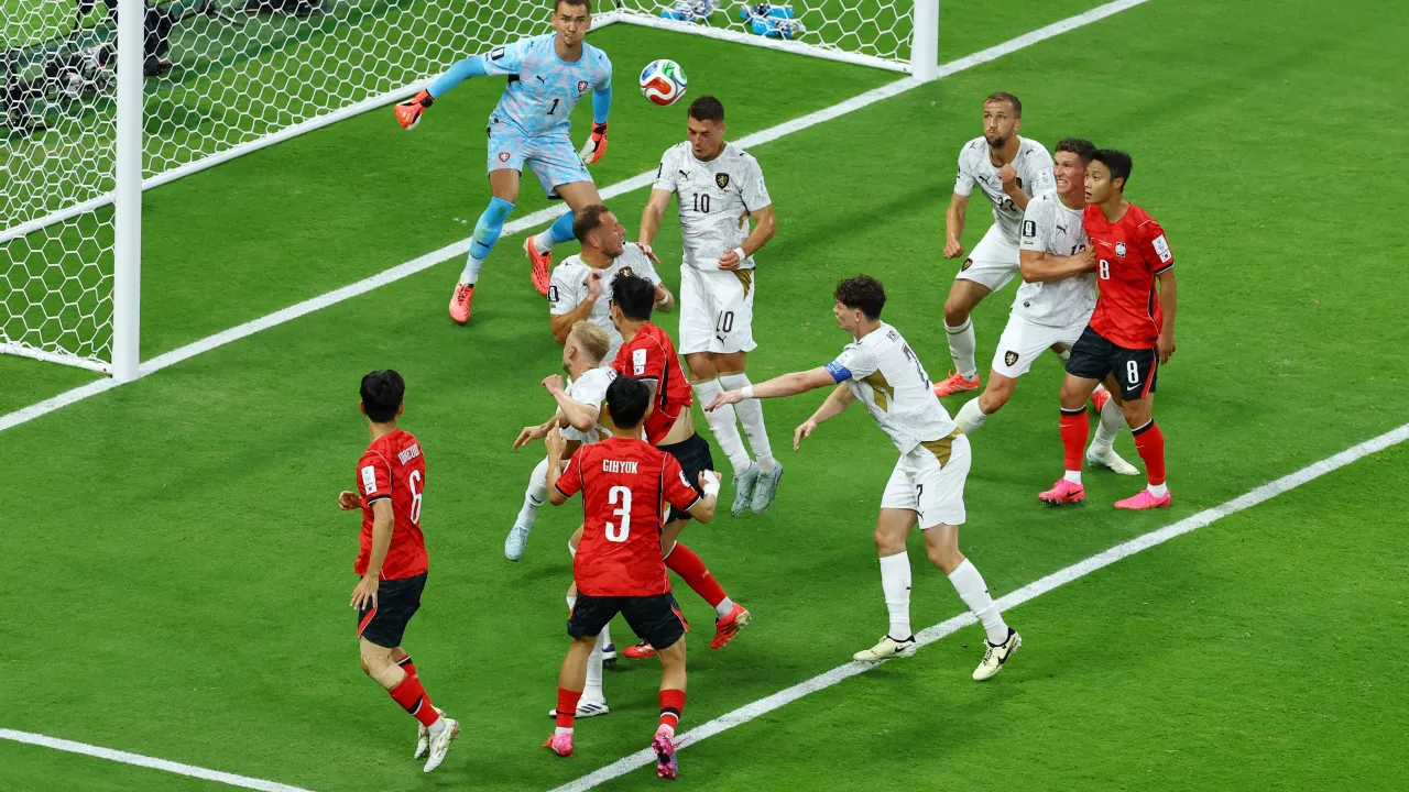 První český zápas pohledem statistik: Schick mimo hru, Korea diktovala ...